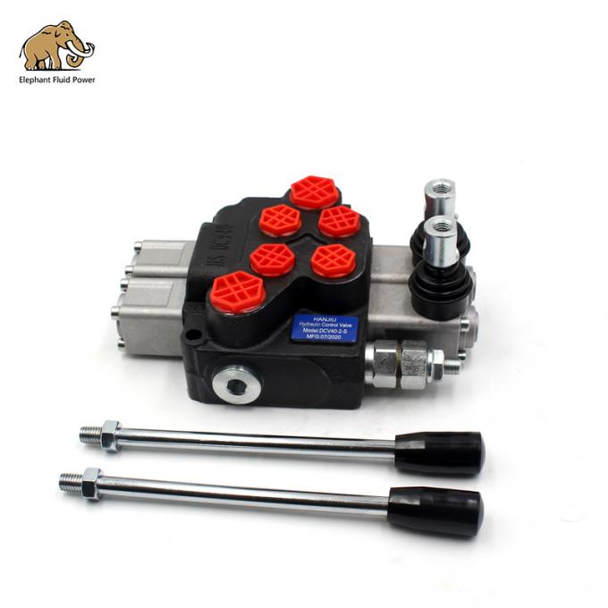 Two Spool Dcv 40 Manual Directional Control Valve Pneumatic Agriculture ...